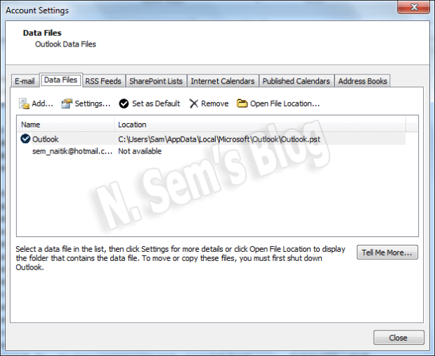 Safely Compact PST File using Outlook Compact Feature